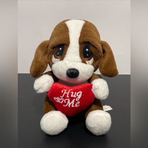 Toys | Sad Sam And Honey Plush Heart Love Hug Me 7 Dan Dee Basset Hound Dog Cute | Poshmark